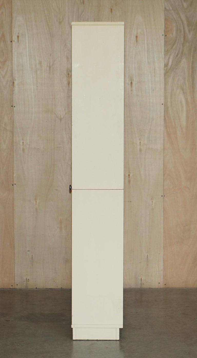 Pair of Very Large Open Bookcases with Twin Book Sorting Slip Shelves ...