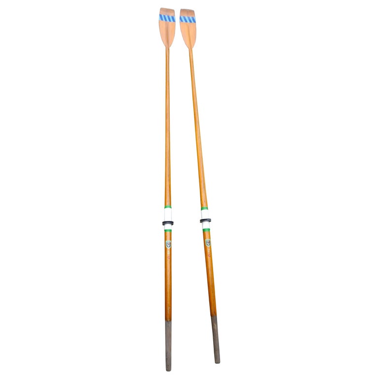 Pair of Very Long Racing Sculls or Oars from Eton College Windsor at ...
