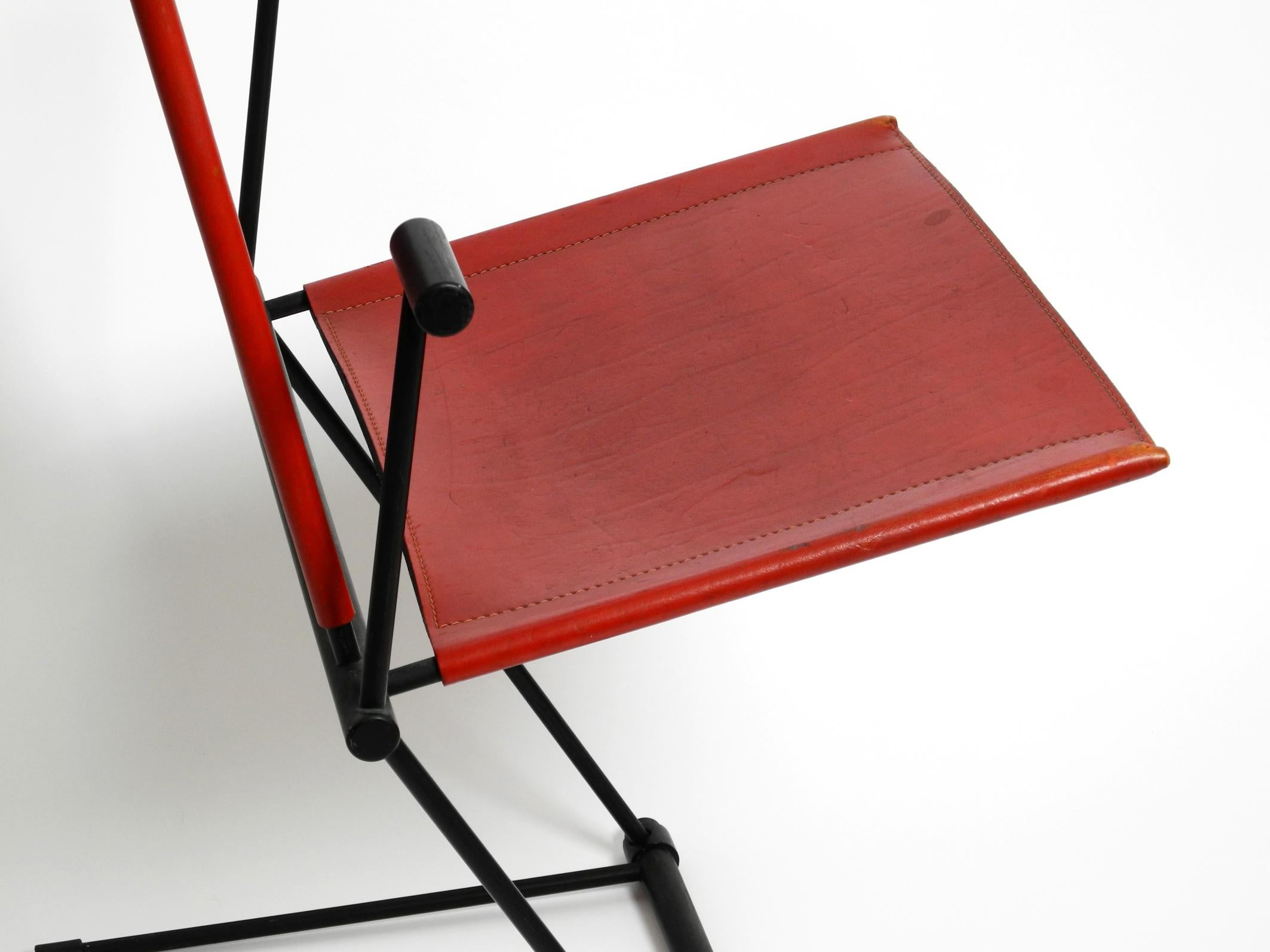 Pair of Very Rare Cantilever Leather Chairs by Herbert Ohl for Matteo ...