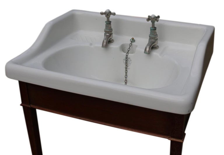 Pair of Very Rare John Bolding ‘Ondo’ Basins with Mahogany Stands at ...