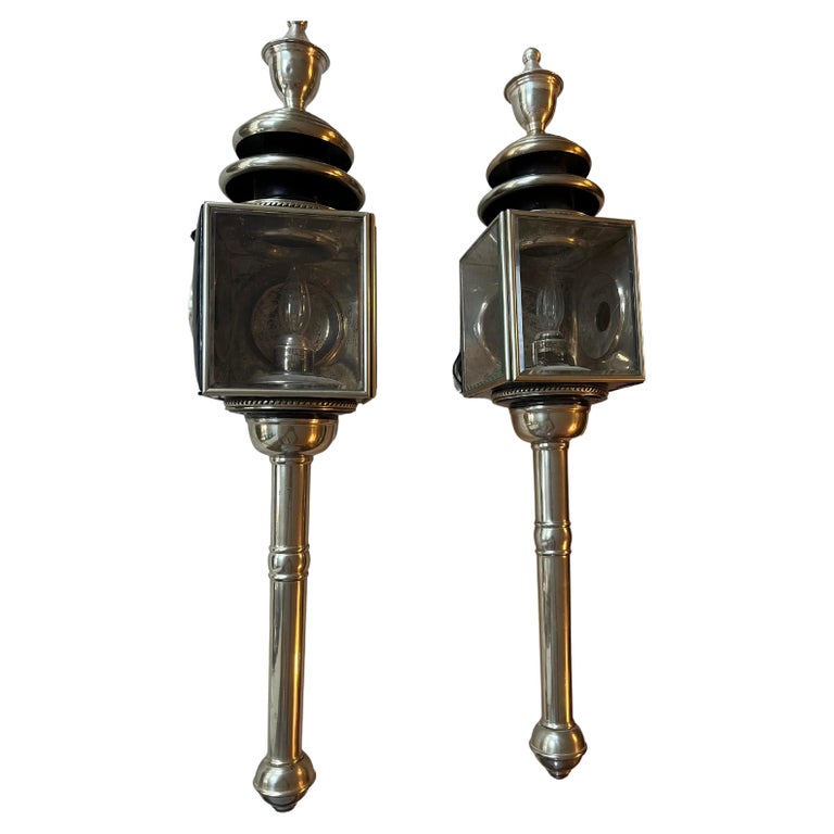 Pair of Victorian Carriage Lights by John Marston Ltd. at 1stDibs