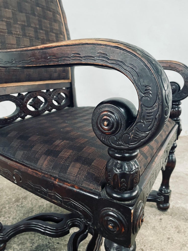 Pair of Victorian Parlour Chairs, His and Hers Arm Chairs, Netherlands ...