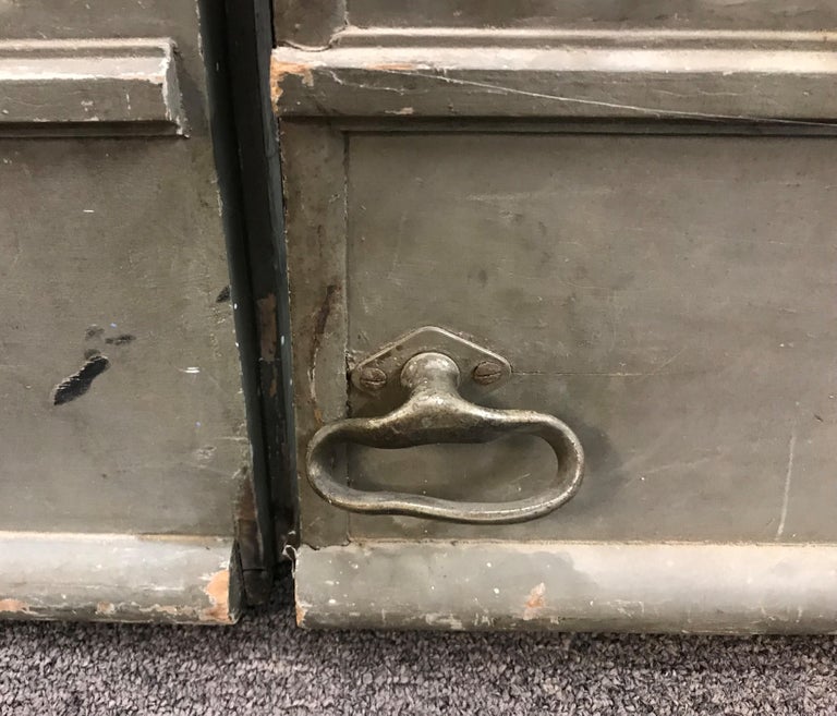 Pair of Victorian Wooden Hearse or Funeral Carriage Doors with Glass ...