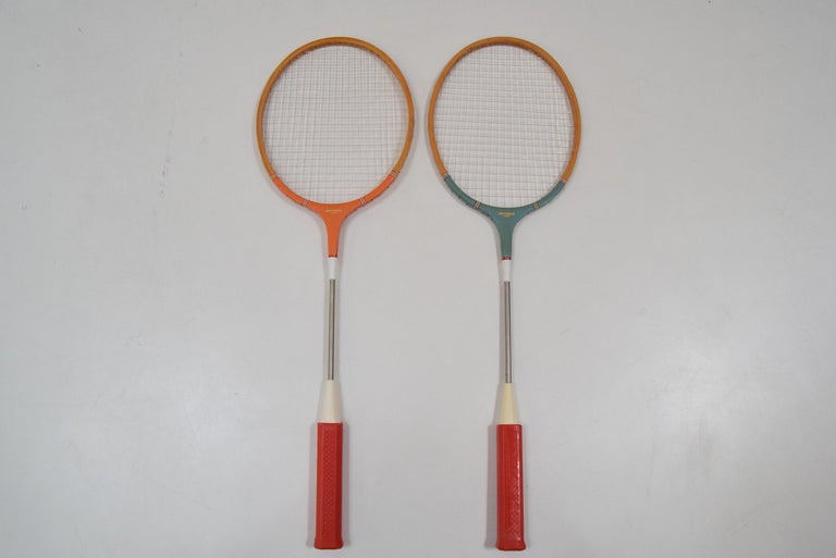 Pair of Vintage Badminton Rackets, circa 1980's For Sale at 1stDibs