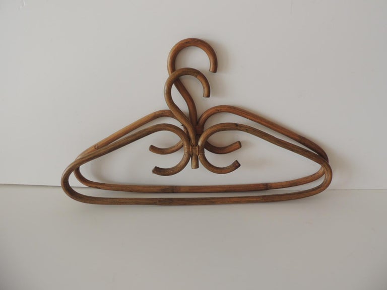 Pair of Vintage Bamboo Hangers For Sale at 1stDibs