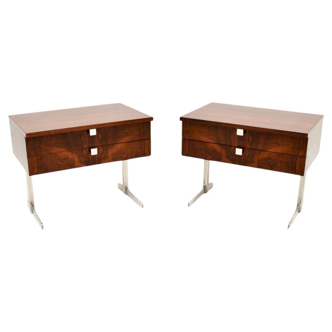 vintage bedside table side table 60s Swedish For Sale at 1stDibs