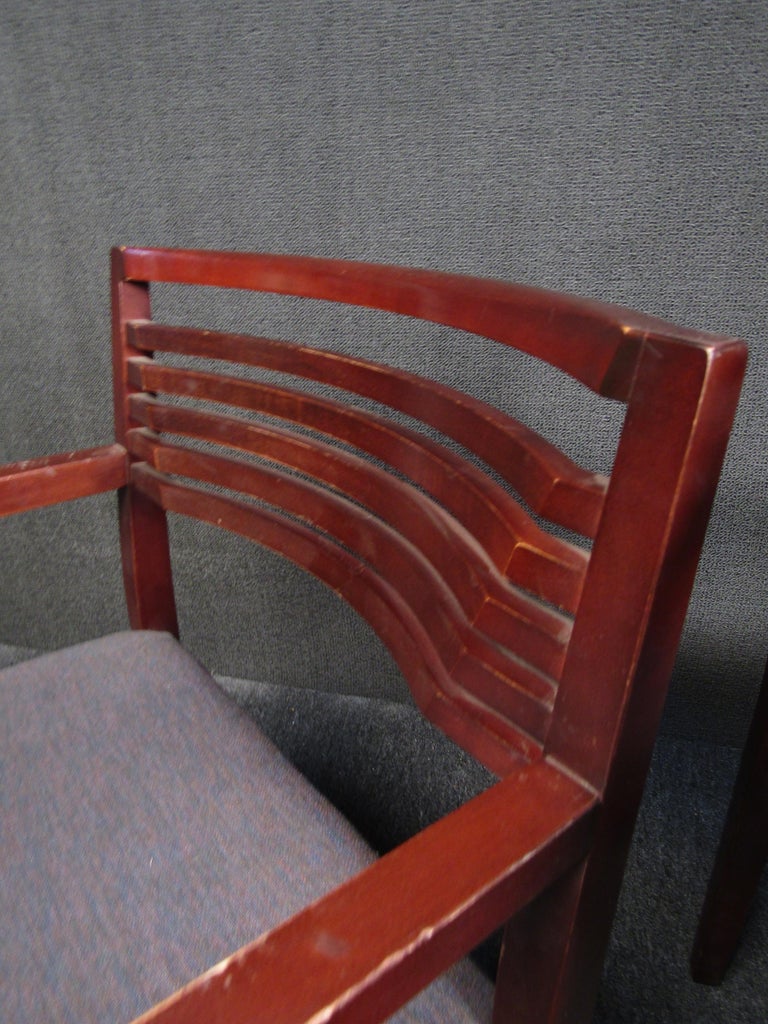 Pair of Vintage Modern Chairs For Sale at 1stDibs