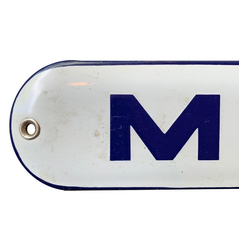 Pair of Vintage Enamel Restroom Signs at 1stDibs | vintage restroom ...