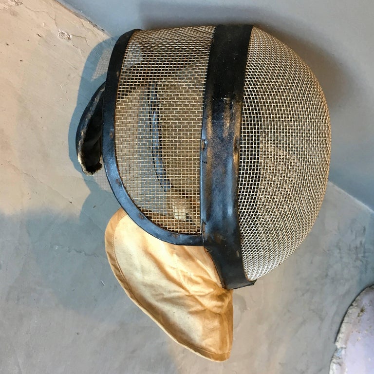 Pair of Vintage Fencing Masks For Sale at 1stDibs