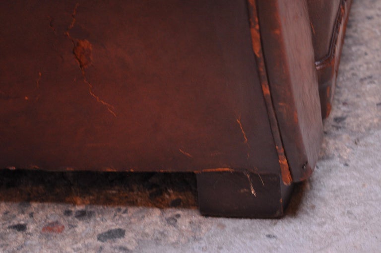 Pair of Vintage French Leather 'Mustache' Club Chairs at 1stDibs ...