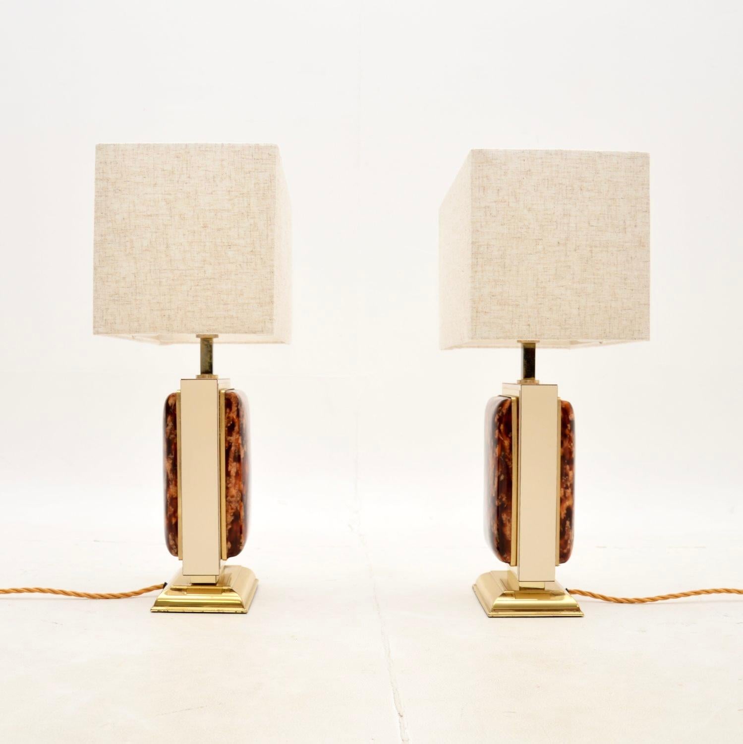 Pair of Vintage French Table Lamps For Sale at 1stDibs