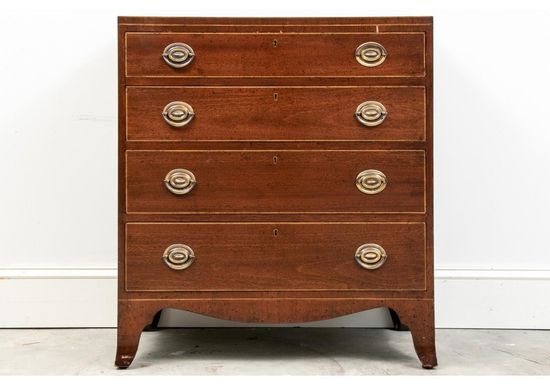 Pair of Vintage Hepplewhite Style Chests for Restoration For Sale at ...