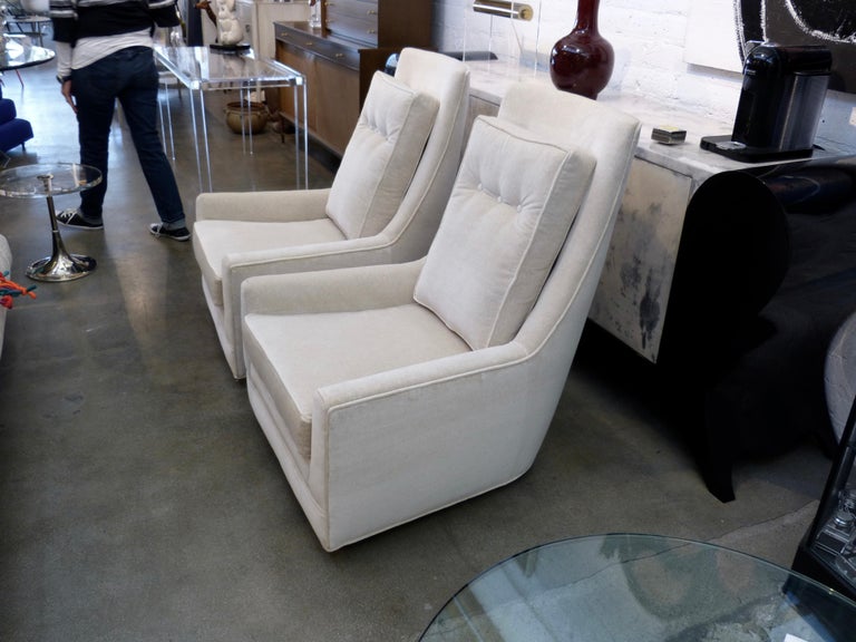 Pair of Vintage High Back Lounge Chairs at 1stDibs | ralph lauren barware