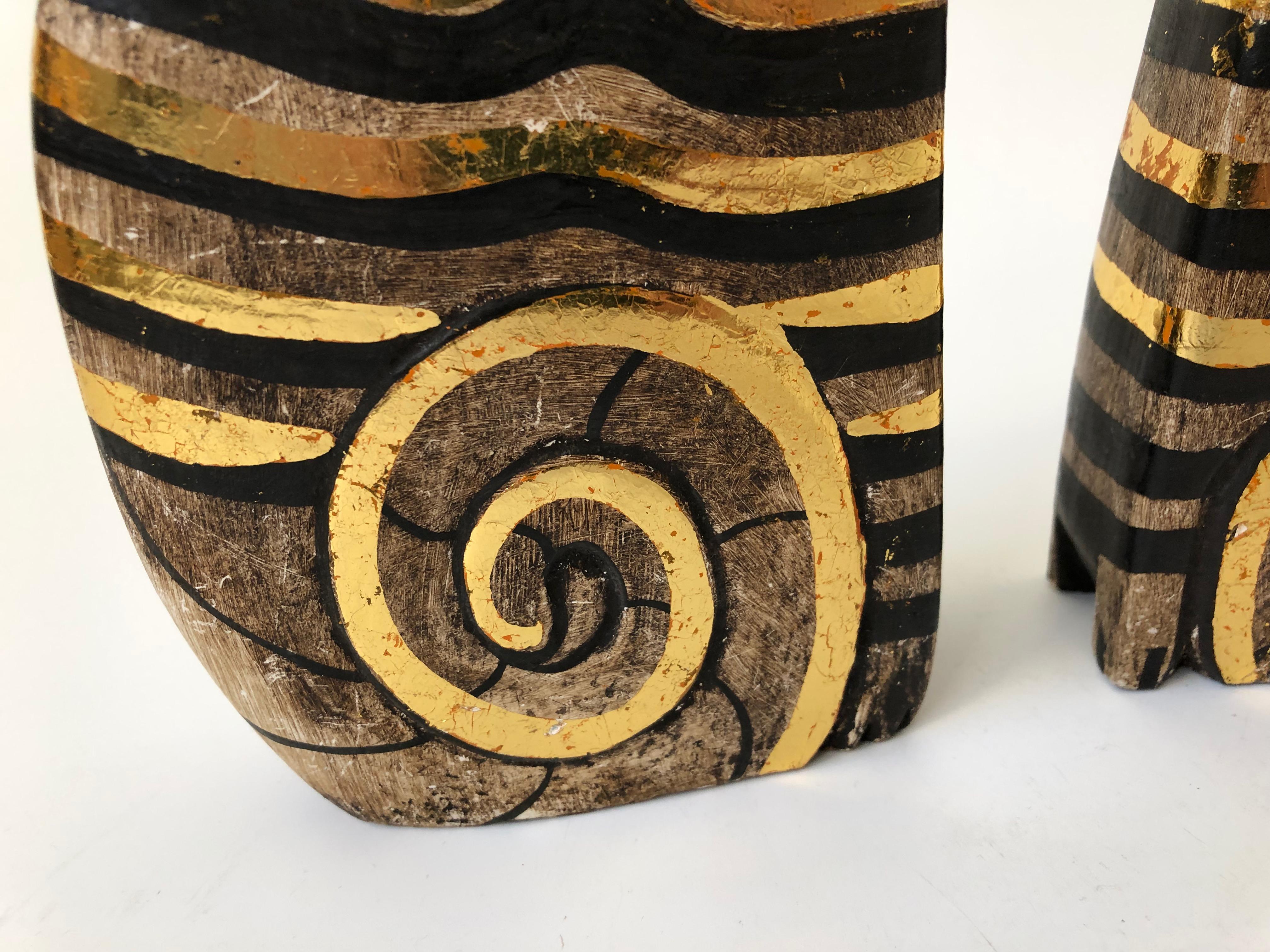 Pair of Vintage Laurel Burch Wood Cats at 1stDibs | laurel burch wooden cats, laurel burch cat ...