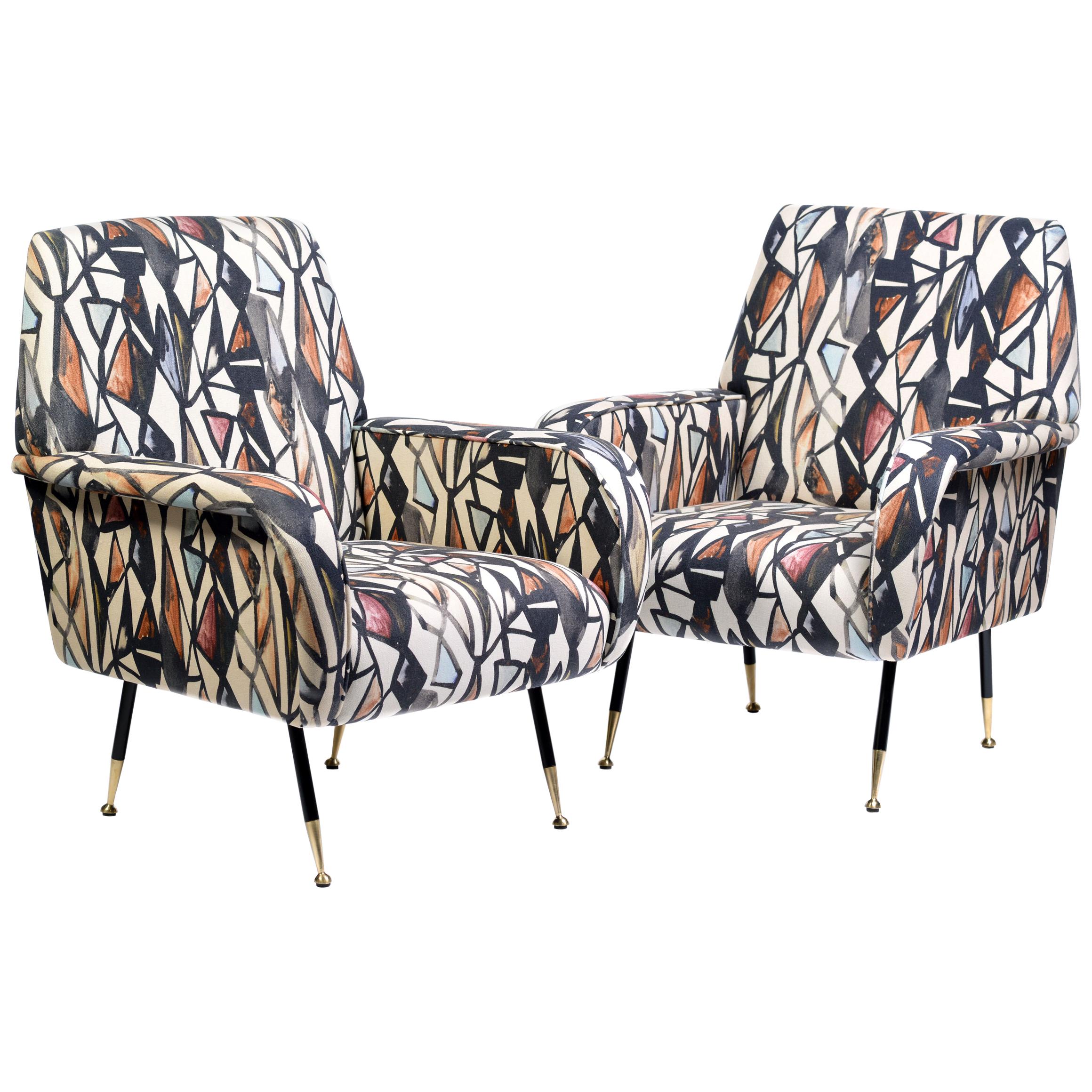 Pair of Vintage Mid-Century Modern Chairs at 1stDibs