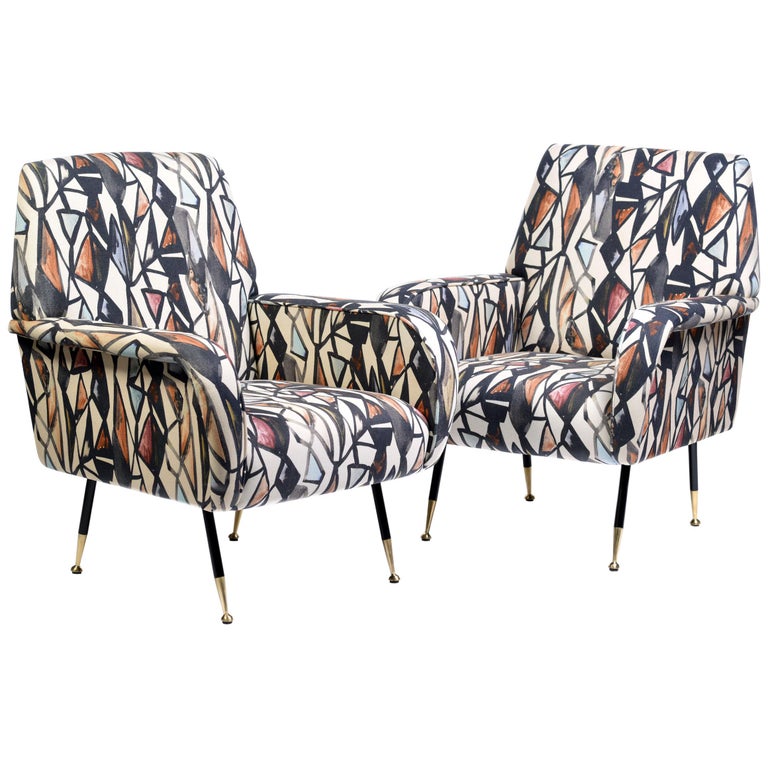 Pair of Vintage Mid-Century Modern Chairs at 1stDibs