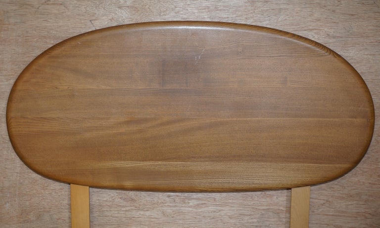 Pair of Vintage Mid-Century Modern Ercol G Plan Solid Elm Single Bed ...