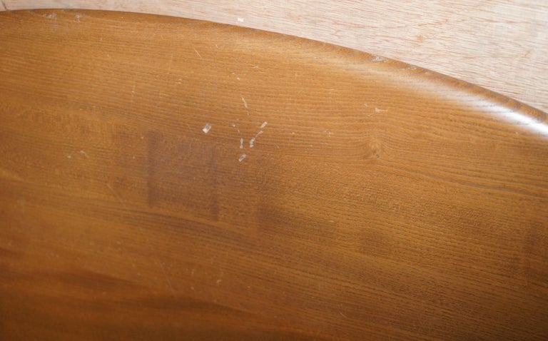 Pair of Vintage Mid-Century Modern Ercol G Plan Solid Elm Single Bed ...