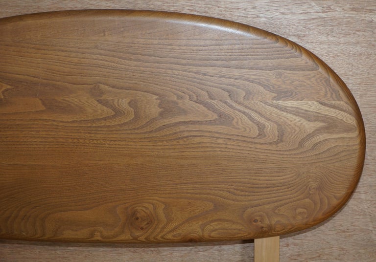 Pair of Vintage Mid-Century Modern Ercol G Plan Solid Elm Single Bed ...