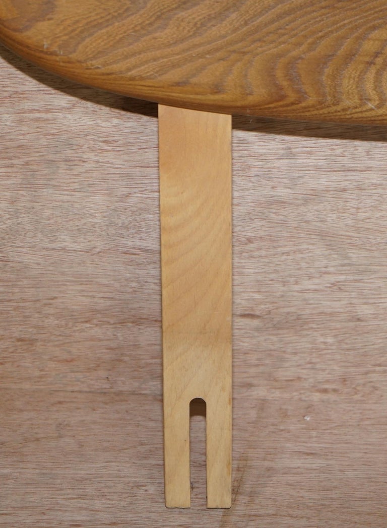 Pair of Vintage Mid-Century Modern Ercol G Plan Solid Elm Single Bed ...