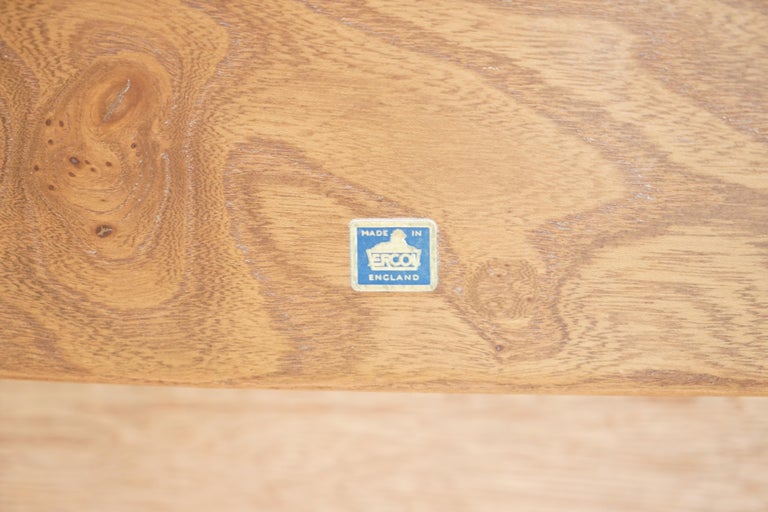 Pair of Vintage Mid-Century Modern Ercol G Plan Solid Elm Single Bed ...