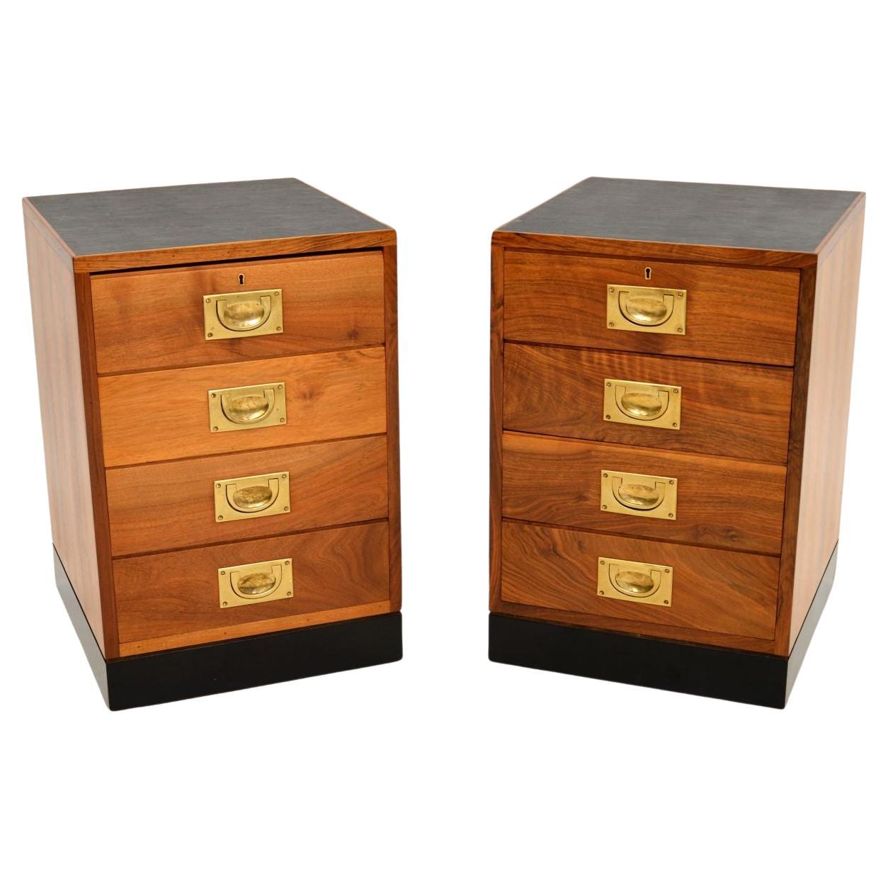 Pair of Antique Military Campaign Style Chest of Drawers at 1stDibs ...