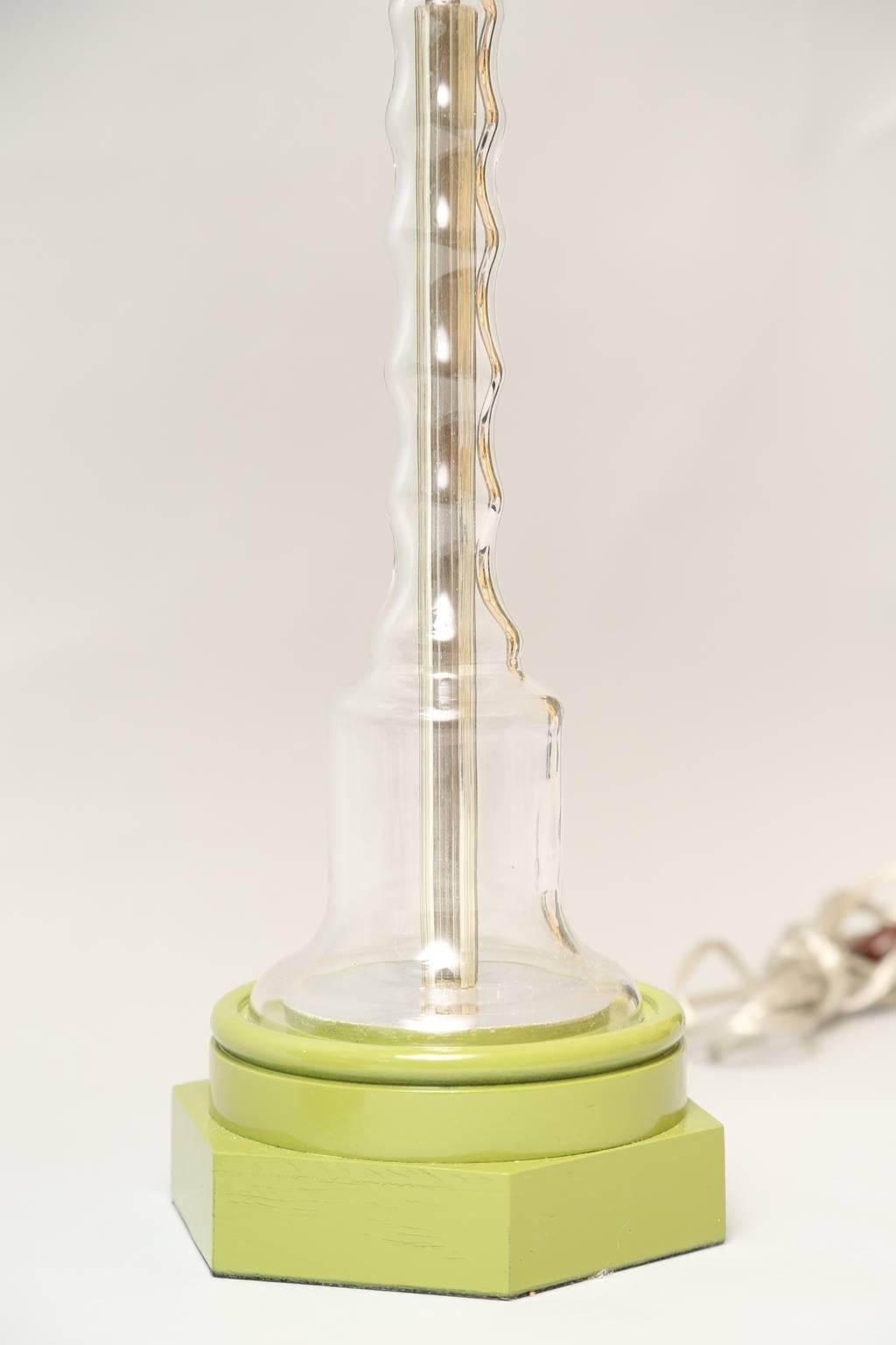 Pair of Vintage Palm Tree Lamps with Glass Trunks at 1stDibs | palm ...