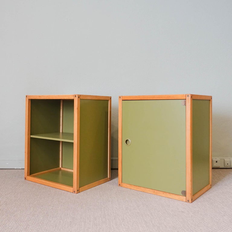 Pair of Vintage Profilsystem Collection Storage Units by Elmar Flötotto ...