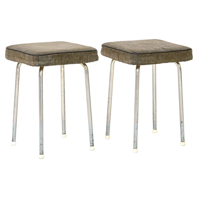 Pair of Vintage Stools For Sale at 1stDibs