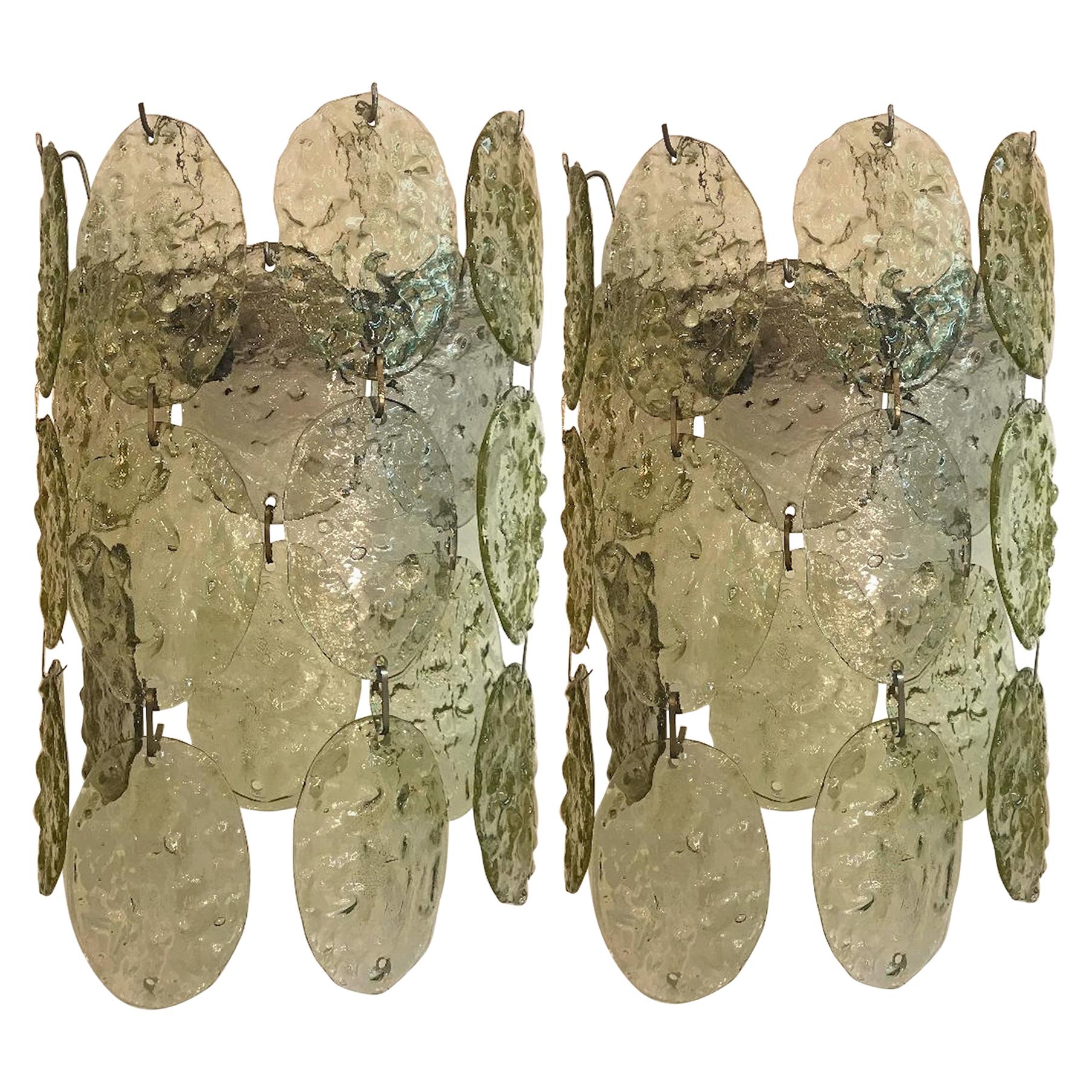 Disk Wall Sconce - 4 For Sale on 1stDibs