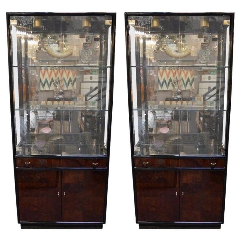 Pair of Display Cabinets by Henderon Scene Three Collection For Sale at ...