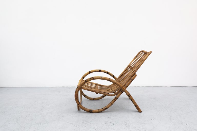 Pair of Vittorio Bonacina Bamboo Lounge Chairs For Sale at 1stDibs