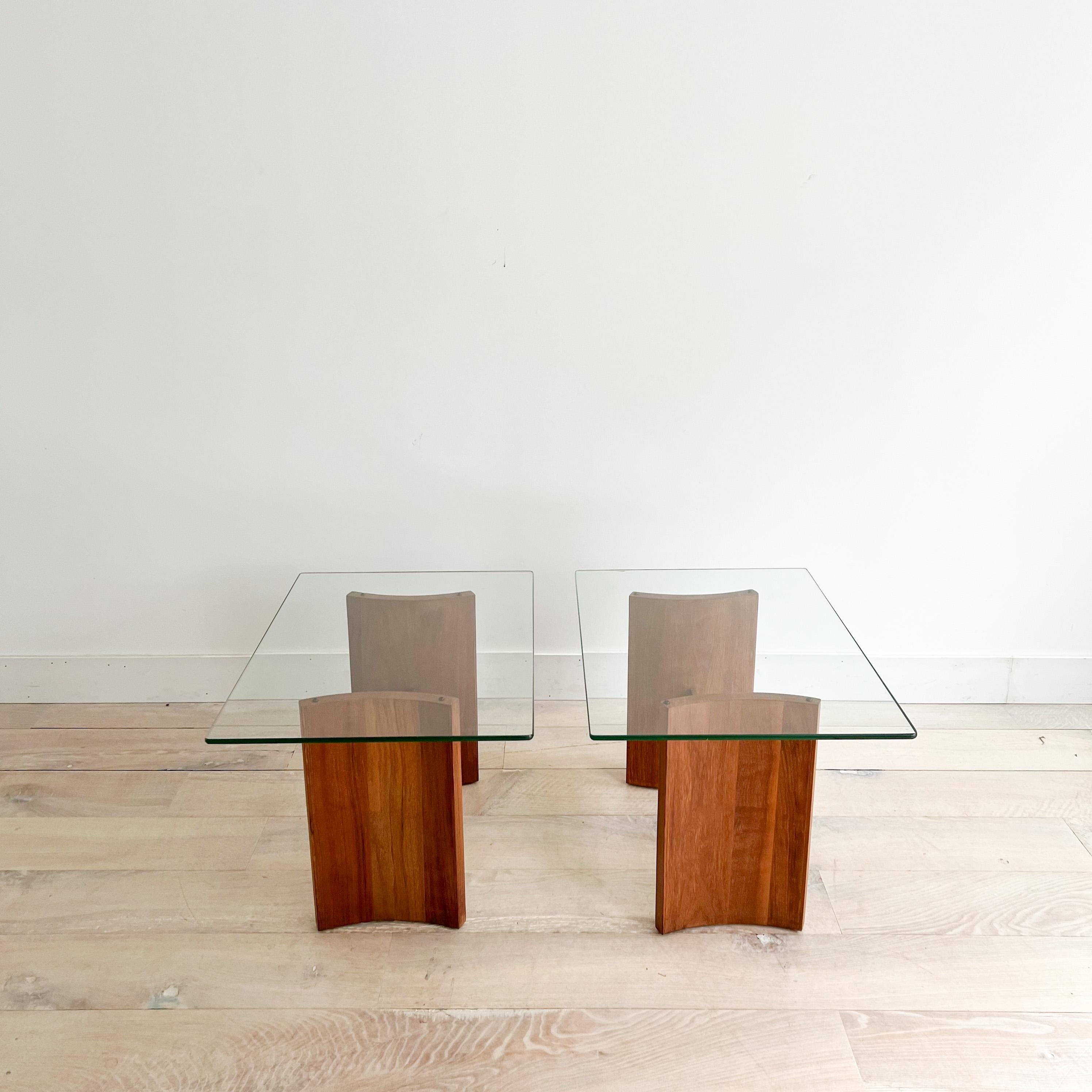Pair of Vladimir Kagan Propeller End Tables For Sale at 1stDibs