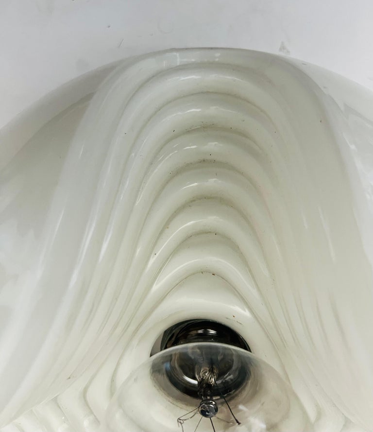 Pair of Wall Ceiling Lamps German Peil Putzler Wave 1970s Space Age For ...