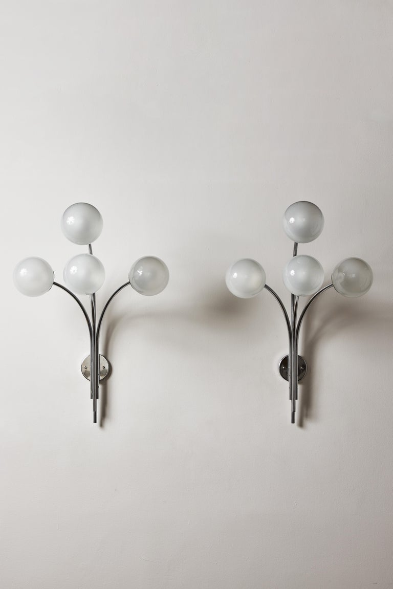 Pair of Model 257 Wall Lights by Sergio Asti for Arteluce For Sale at ...