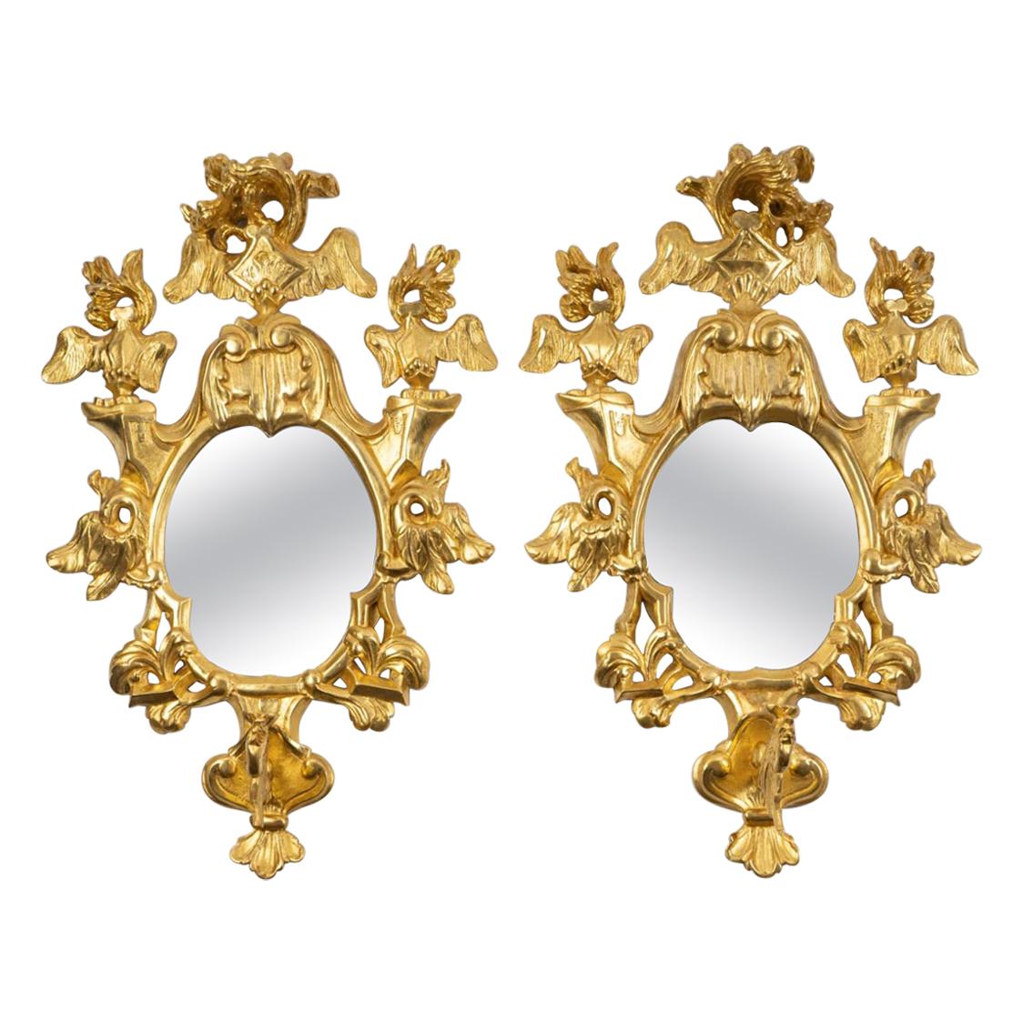 Syrian Mother of Pearl Mother of Pearl Mirror at 1stDibs