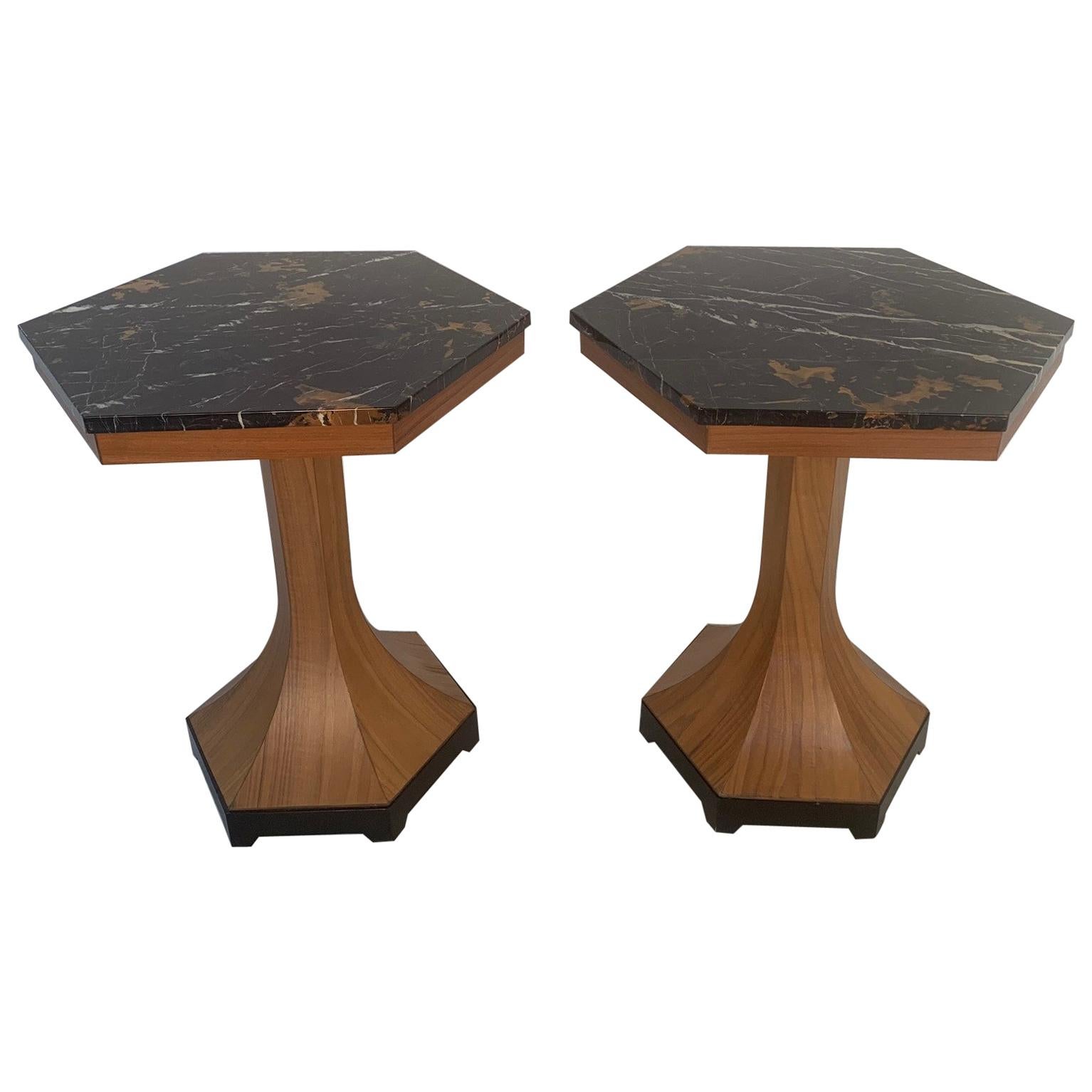 Contemporary Minaret Pedestal Table, Hand Cast Bronze Base and ...