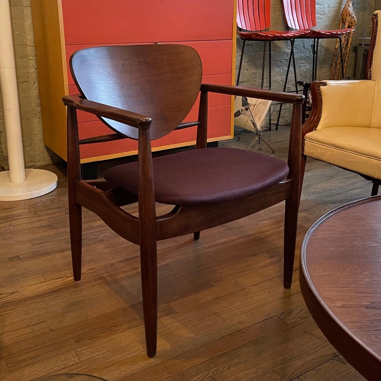 Pair of Walnut Armchairs By Finn Juhl For John Stuart at 1stDibs