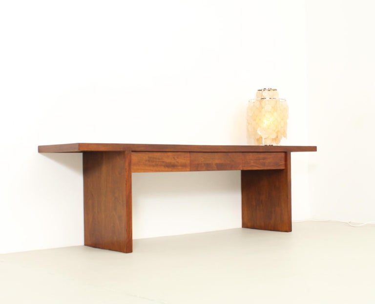 Pair of Walnut Consoles by Jordi Vilanova, Spain, 1960s For Sale at 1stDibs