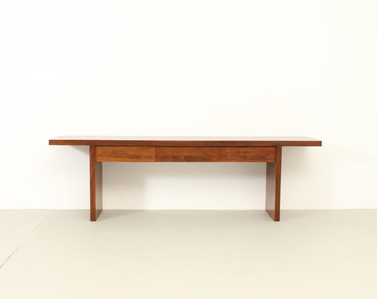 Pair of Walnut Consoles by Jordi Vilanova, Spain, 1960s For Sale at 1stDibs