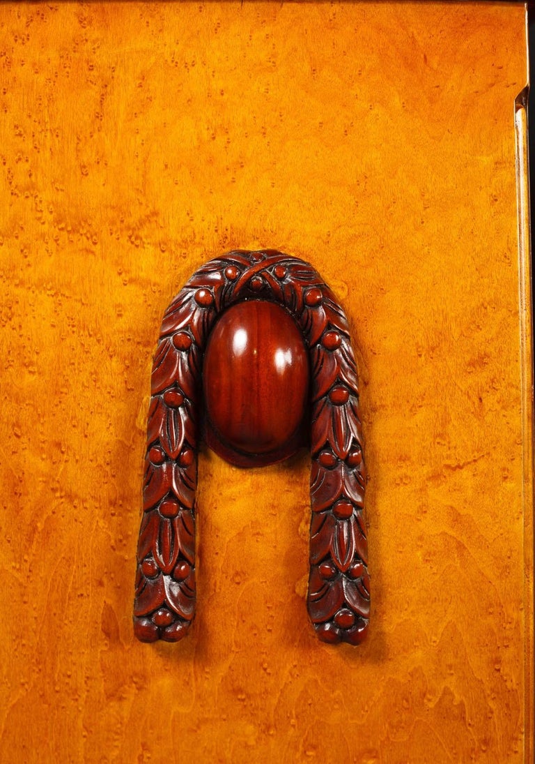 Pair of Walnut Plinths Pedestal Table Stands Deco For Sale at 1stDibs