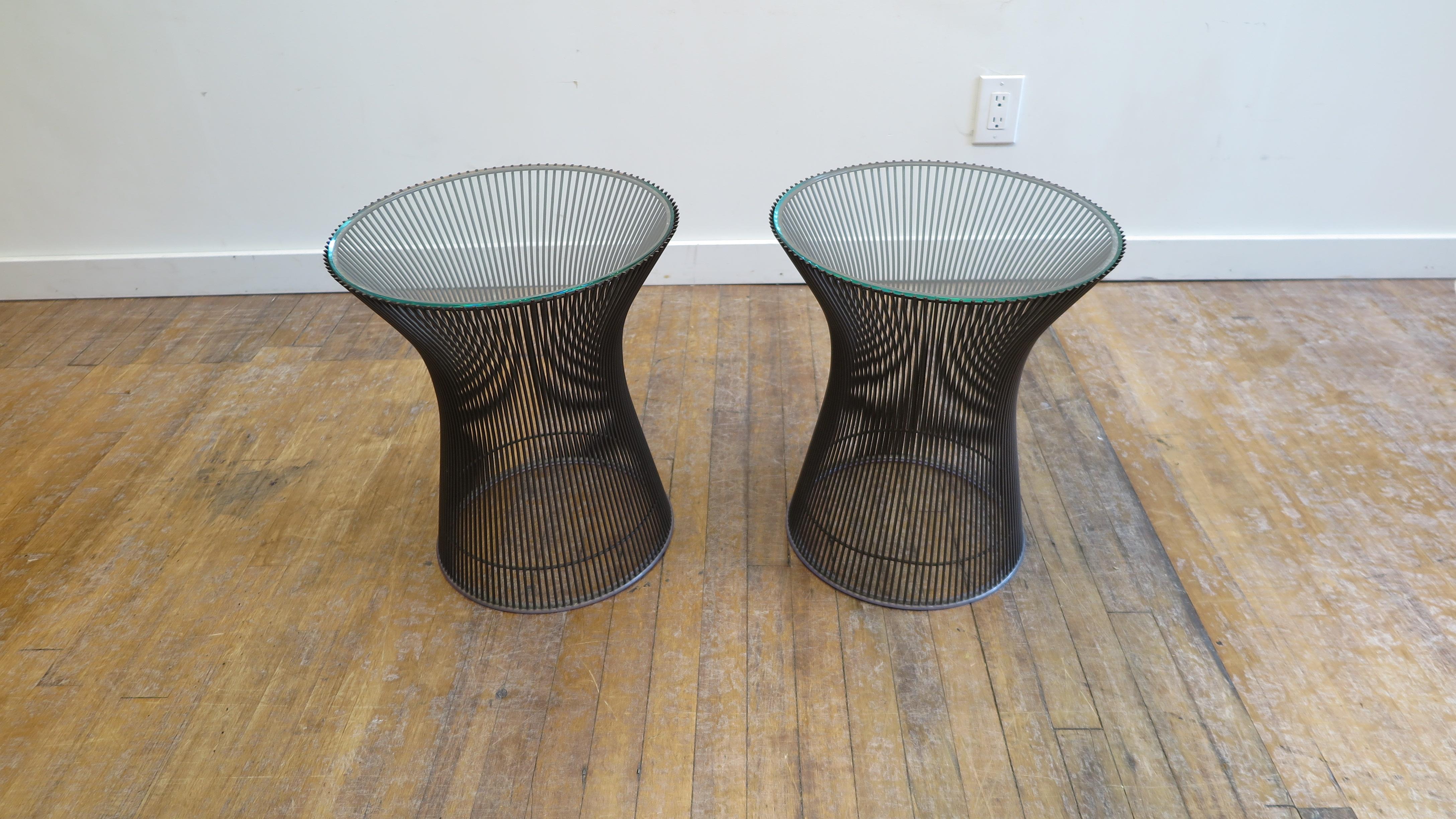 Pair of Warren Platner Side Tables at 1stDibs