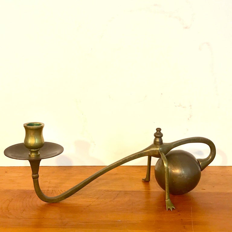 Pair of W.A.S Benson Style Brass Candlesticks at 1stDibs | benson ...