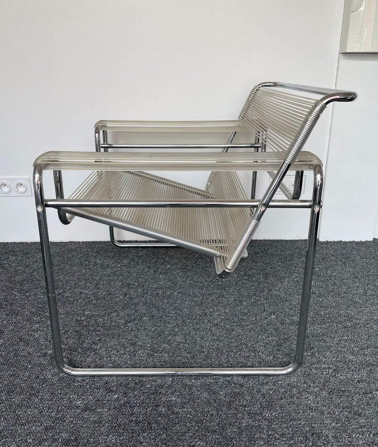 Pair of Wassily Spaghetti Armchairs by Marcel Breuer, 1980s at 1stDibs ...