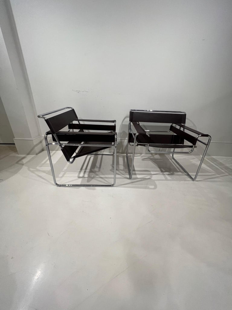 Pair of Wassily Style Chairs For Sale at 1stDibs
