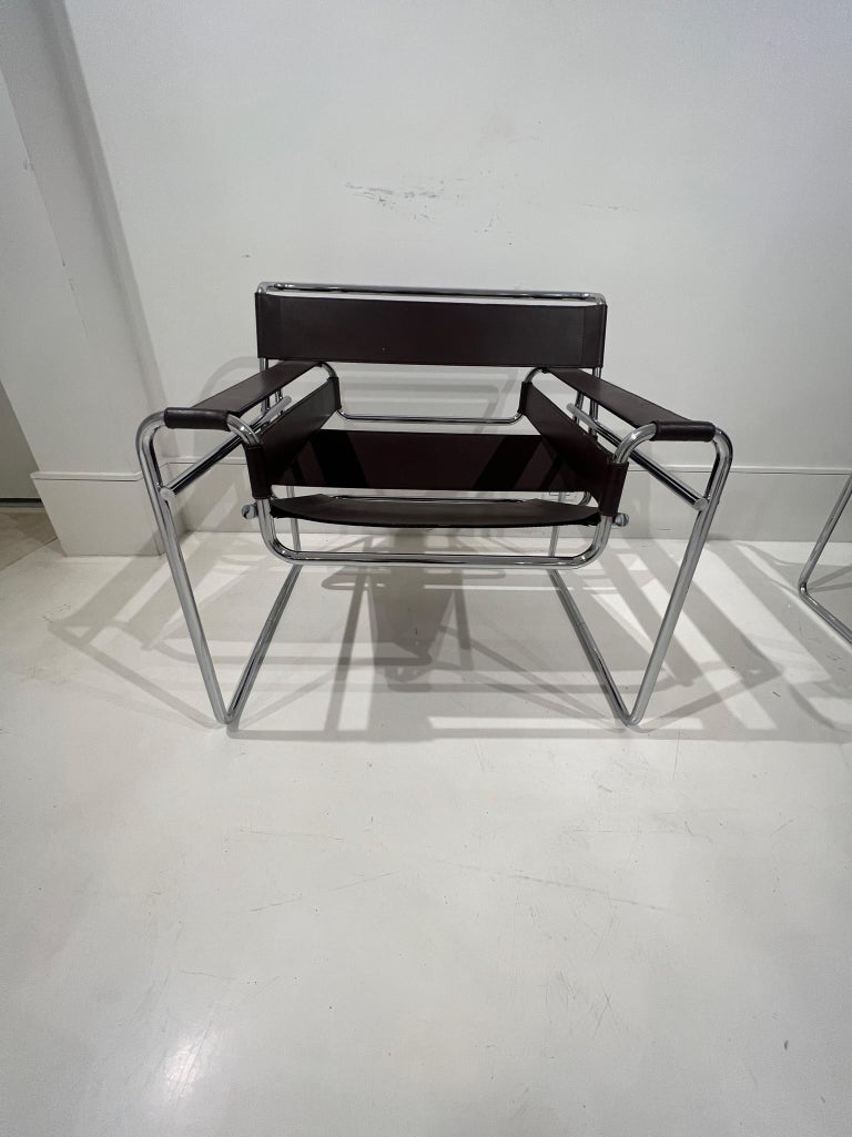Pair of Wassily Style Chairs For Sale at 1stDibs
