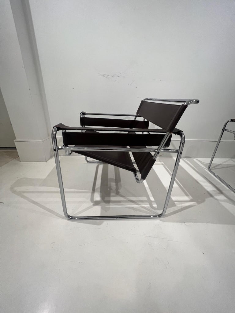 Pair of Wassily Style Chairs For Sale at 1stDibs