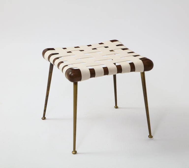 Pair of Webbed Robsjohns Gibbings Stools at 1stDibs