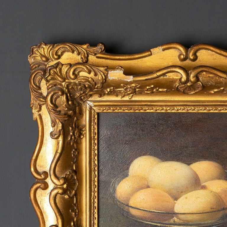 Pair of Welsh Egg Still Life Oils by George Frederick Harris, Early ...
