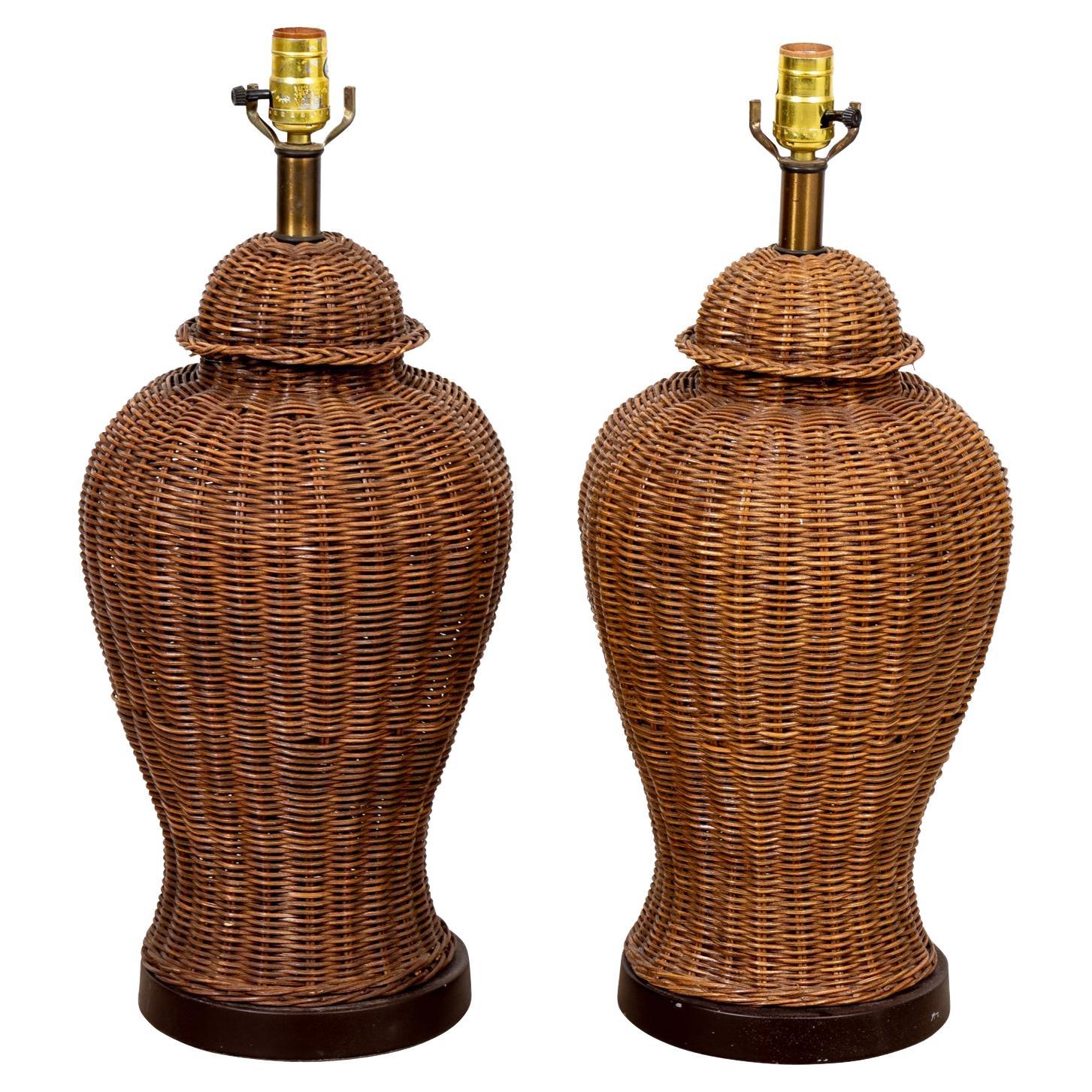 Pair of Fifi B. Laughlin Lamps at 1stDibs